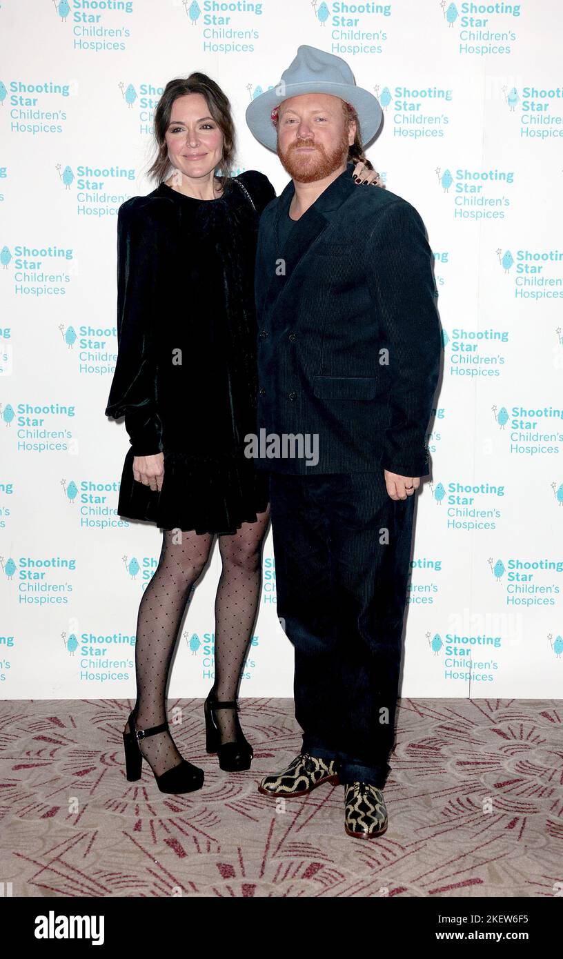 Nov 11, 2022 - London, England, UK - Leigh Francis and wife Jill Carter ...