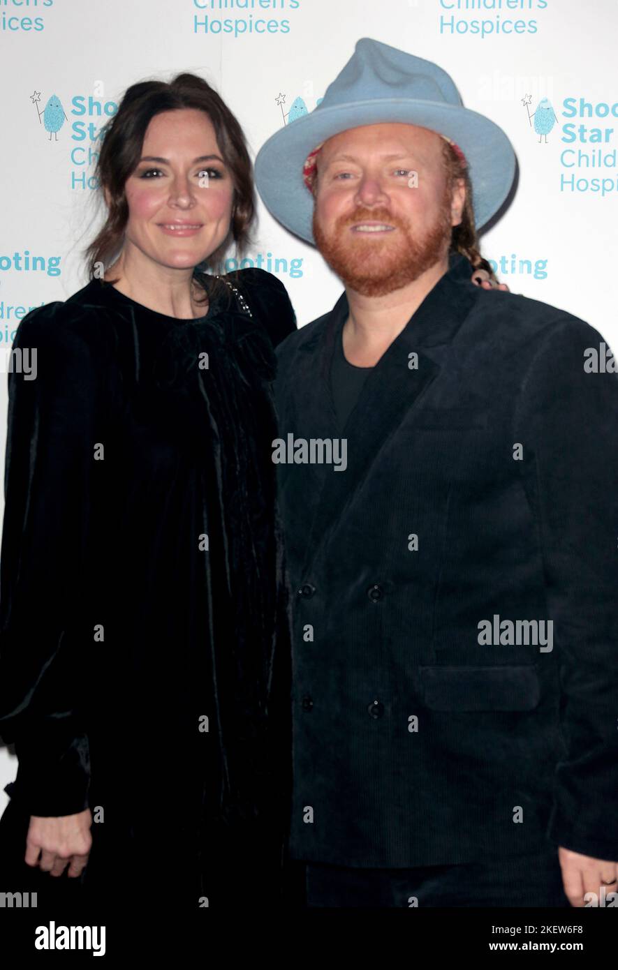 Nov 11 2022 London England Uk Leigh Francis And Wife Jill Carter Attending The Shooting