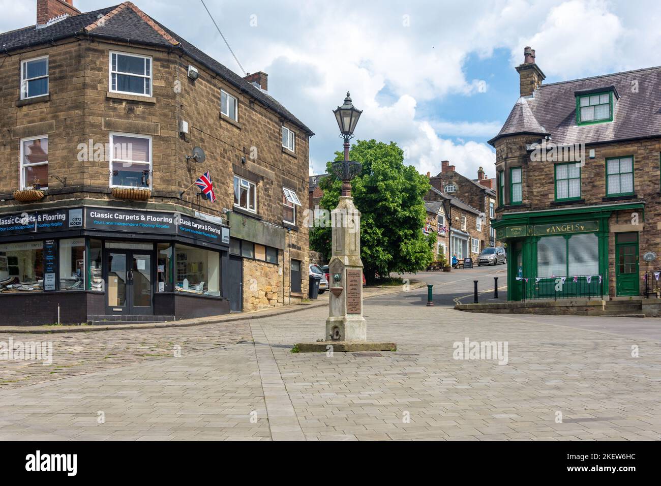 Market Place, Belper, Derbyshire, England, United Kingdom Stock Photo ...