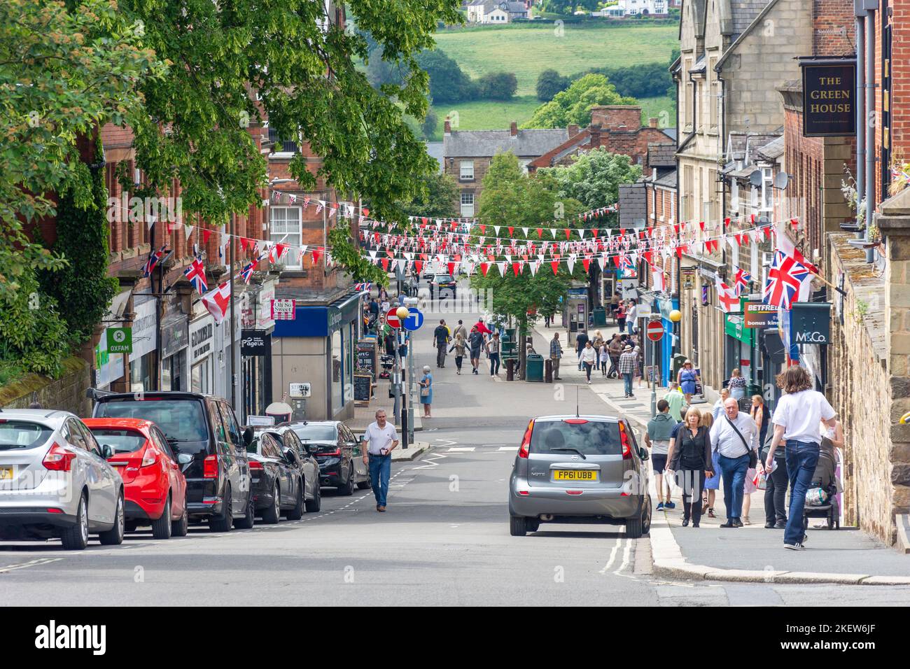 King Street, Belper, Derbyshire, England, United Kingdom Stock Photo ...