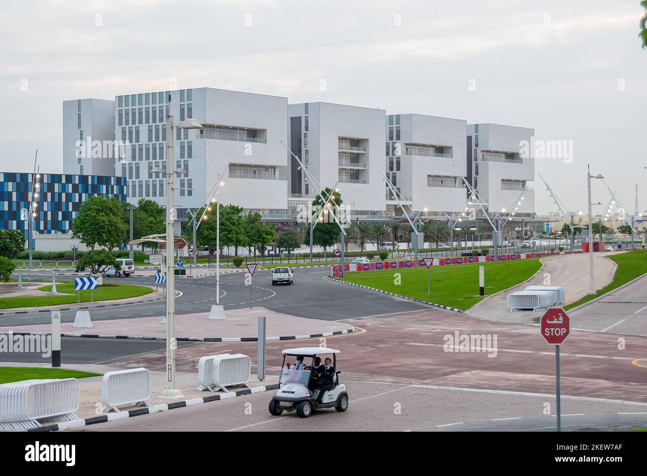 2022 Shape Building in aspire zone Qatar Iconic Land Mark Located in ...