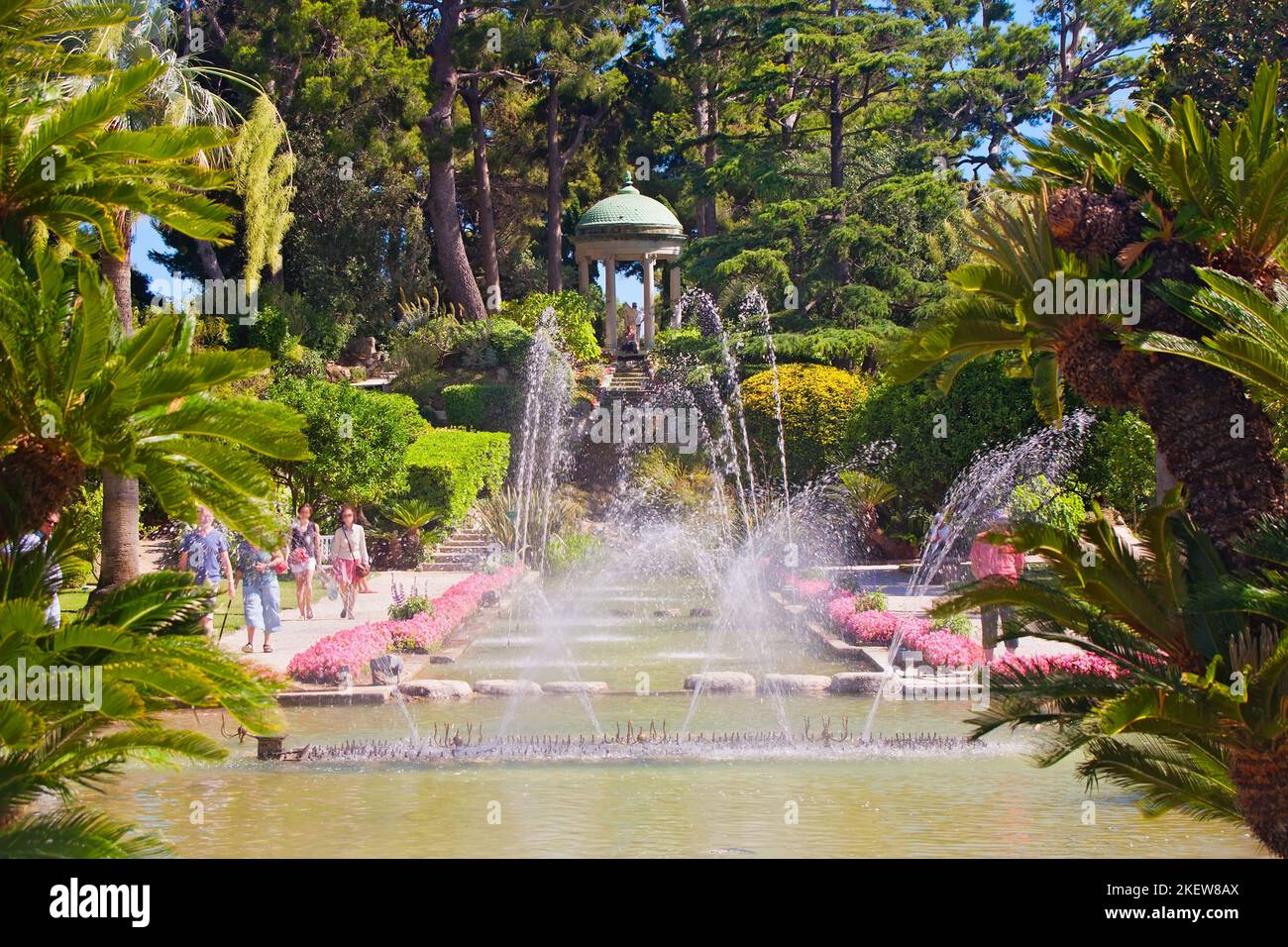 The Ephrussi de Rothschild Villa and Gardens Stock Photo - Alamy