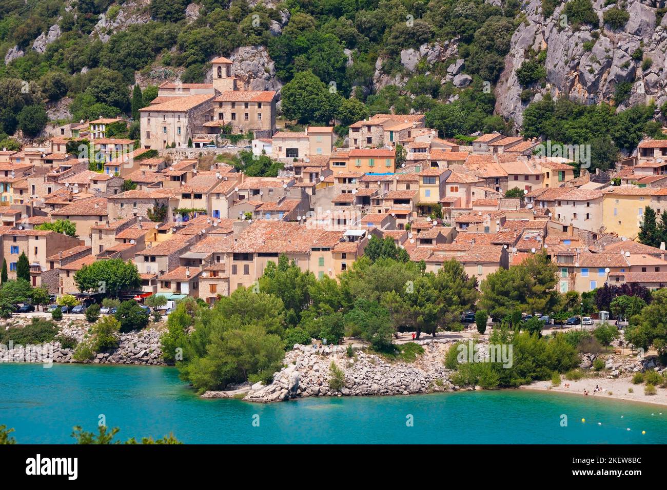 Lac de Sainte-Croix de Verdon, Provence, France Stock Photo - Alamy