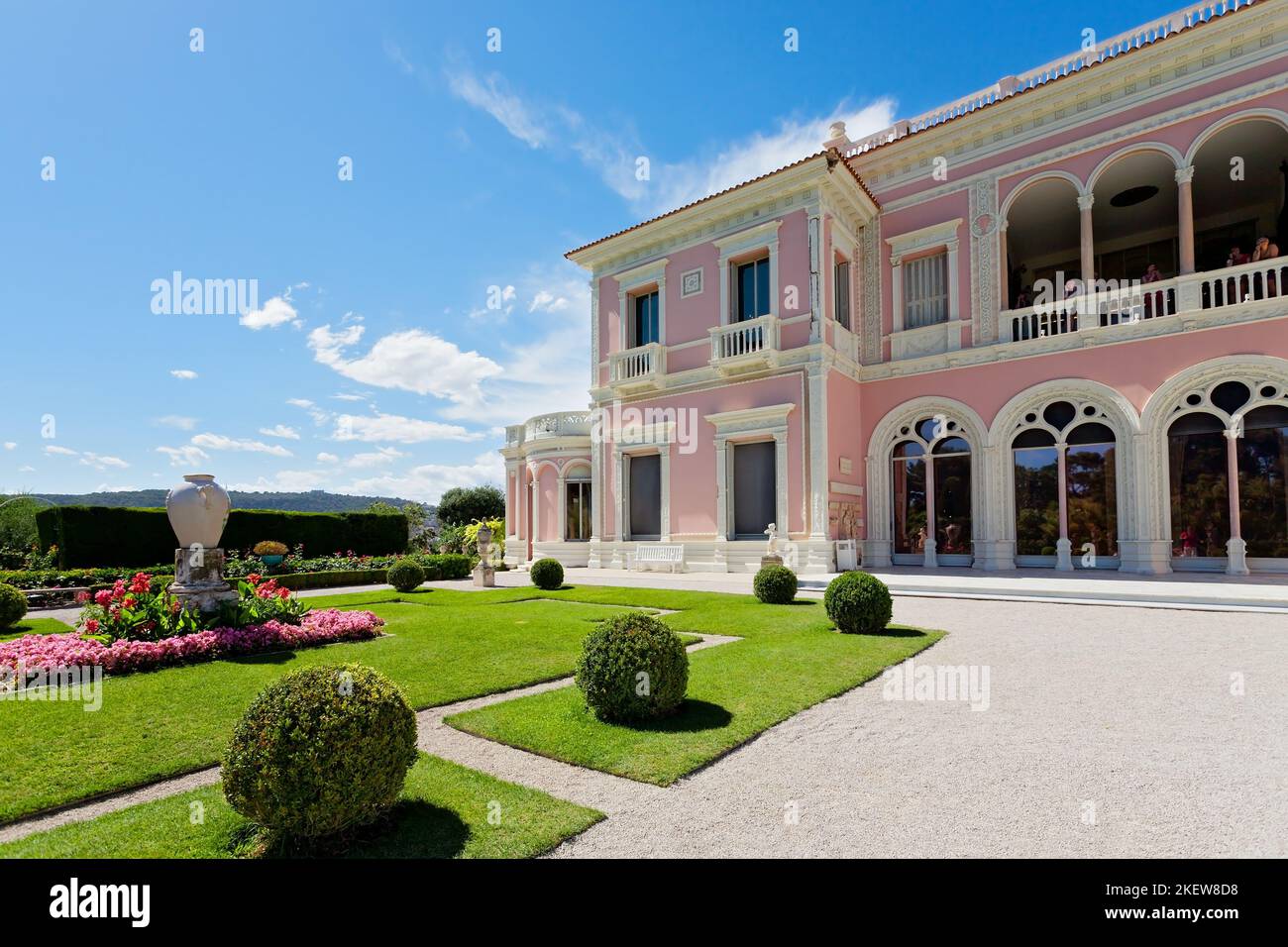 The Ephrussi de Rothschild Villa and Gardens Stock Photo - Alamy