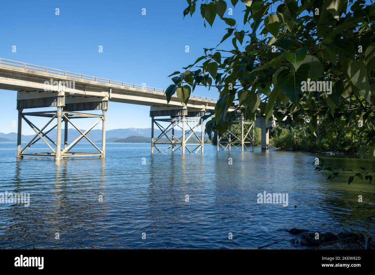 Idaho State Highway 200 is the Scenic Byway as it passes through Hope ...