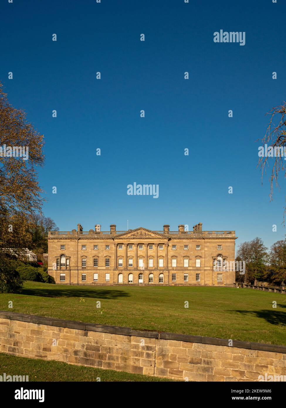 South exterior façade of Wentworth Castle now home of Northern College ...