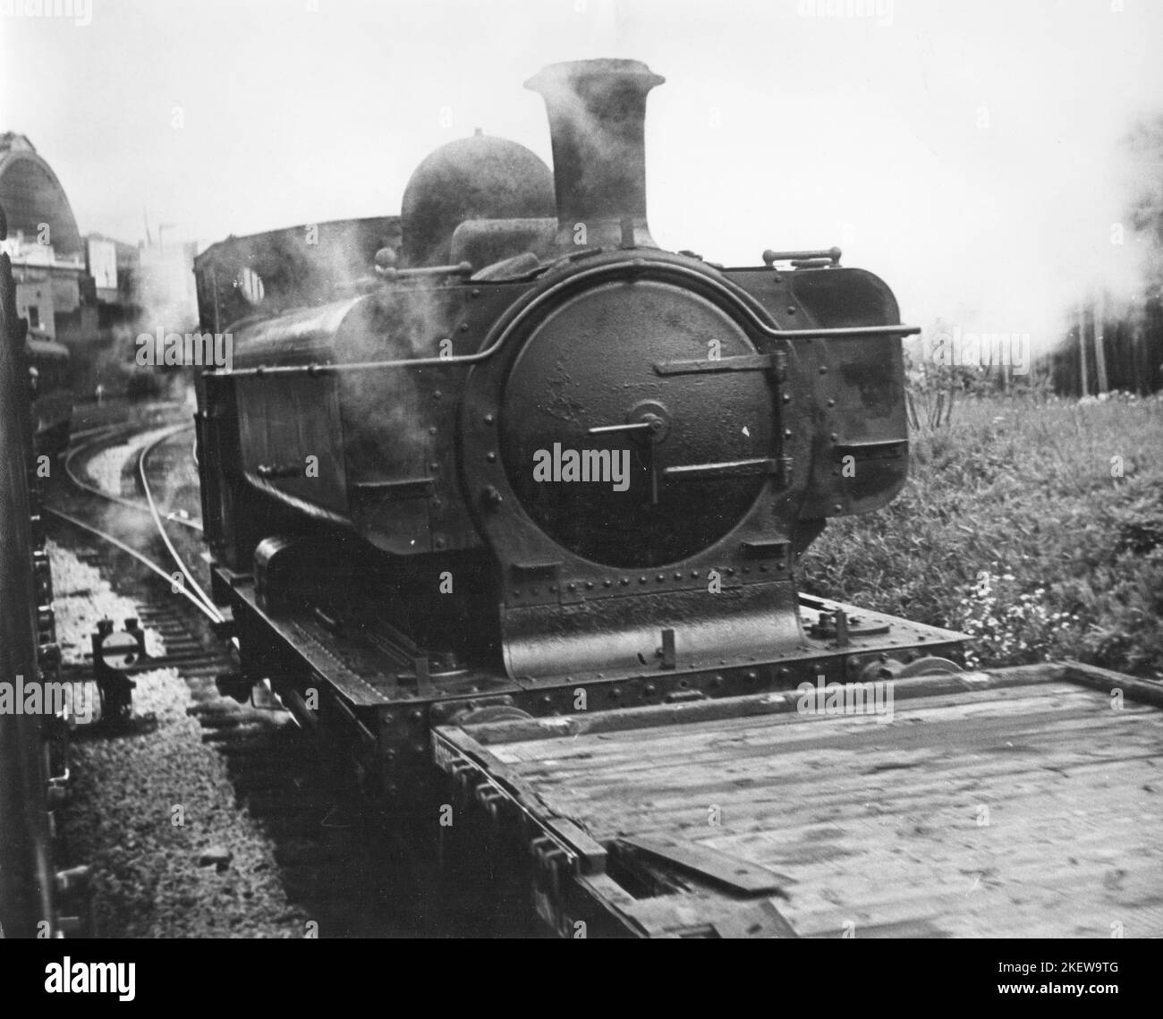 London Transport Pannier Tank Locomotive at Olympia 1967 Stock Photo ...