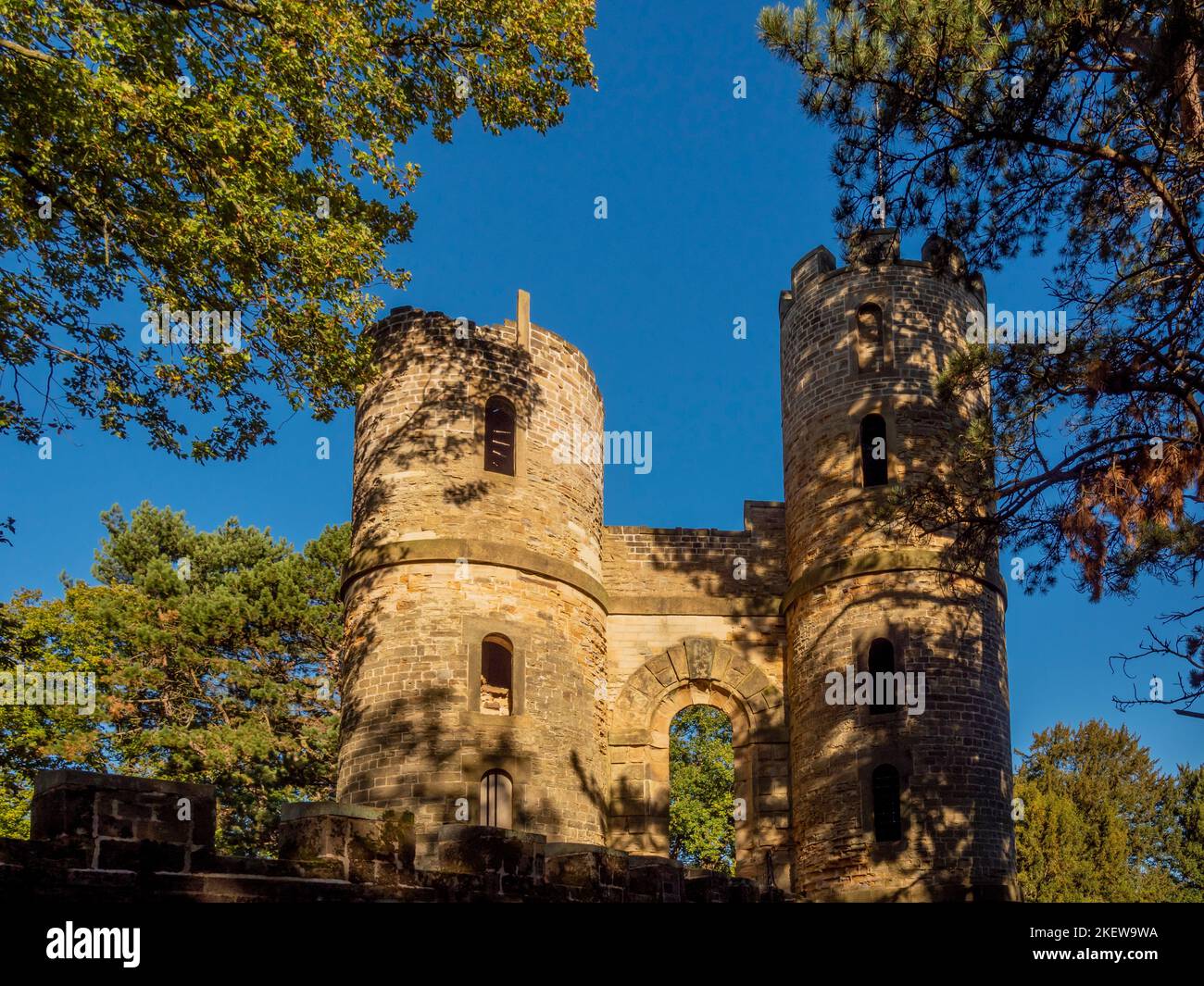 Wentworth castle gardens ruins hi-res stock photography and images - Alamy