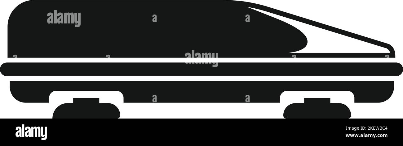 Auto box icon simple vector. Car roof. Container travel Stock Vector ...