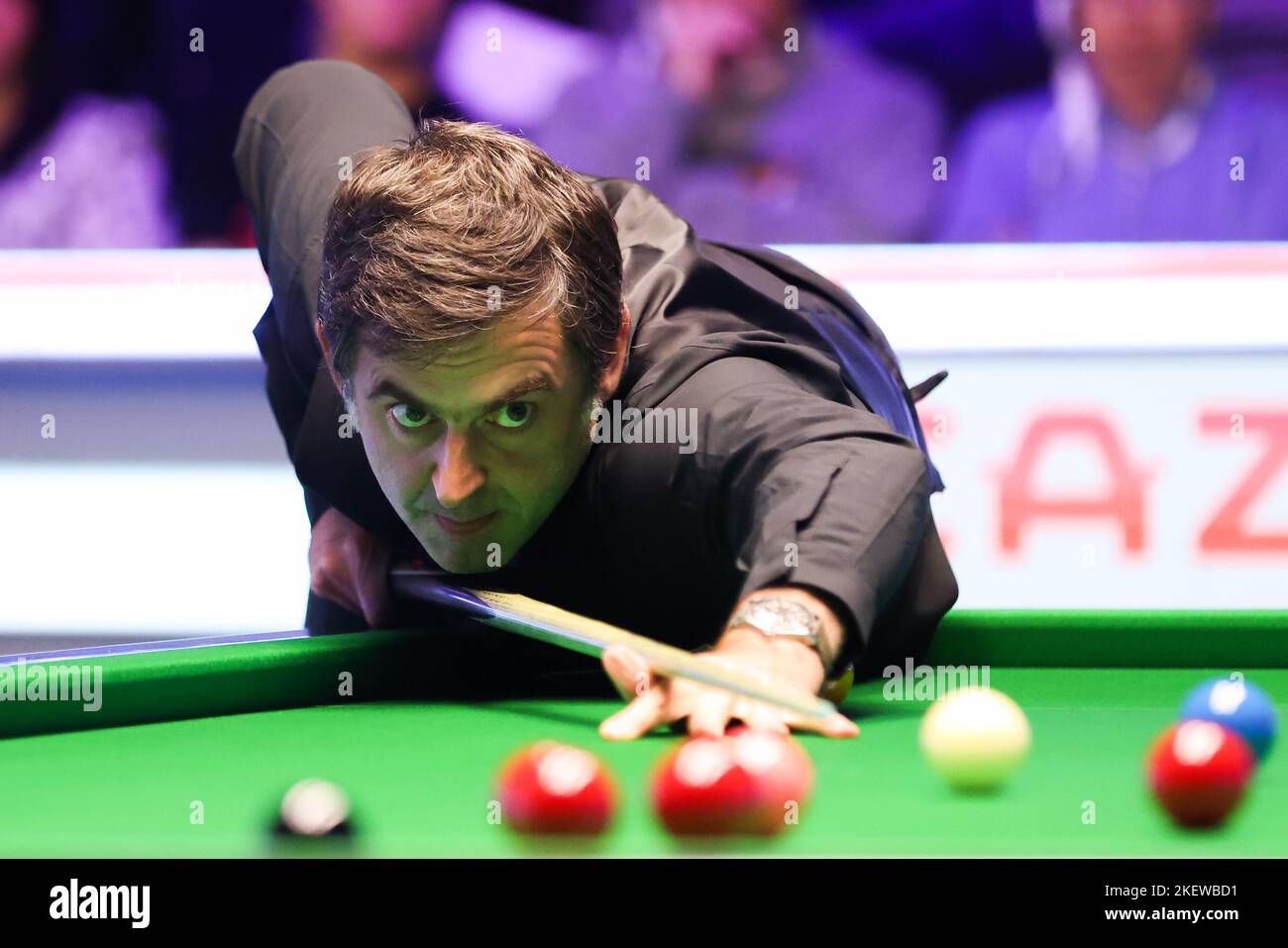England’s Ronnie O'Sullivan during day three of the Cazoo UK Snooker ...
