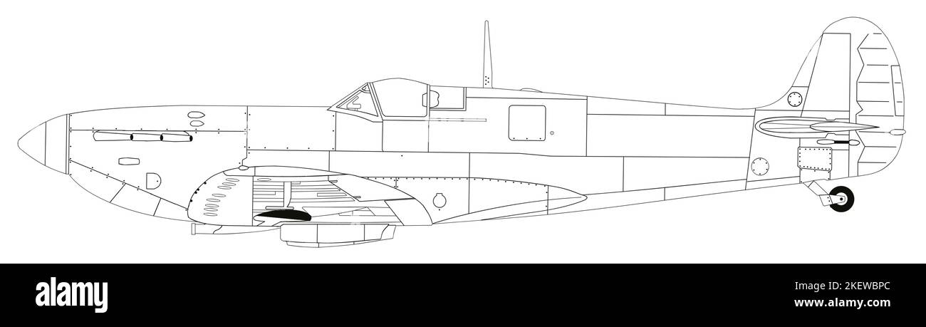 Supermarine Spitfire Mk VA Stock Photo - Alamy