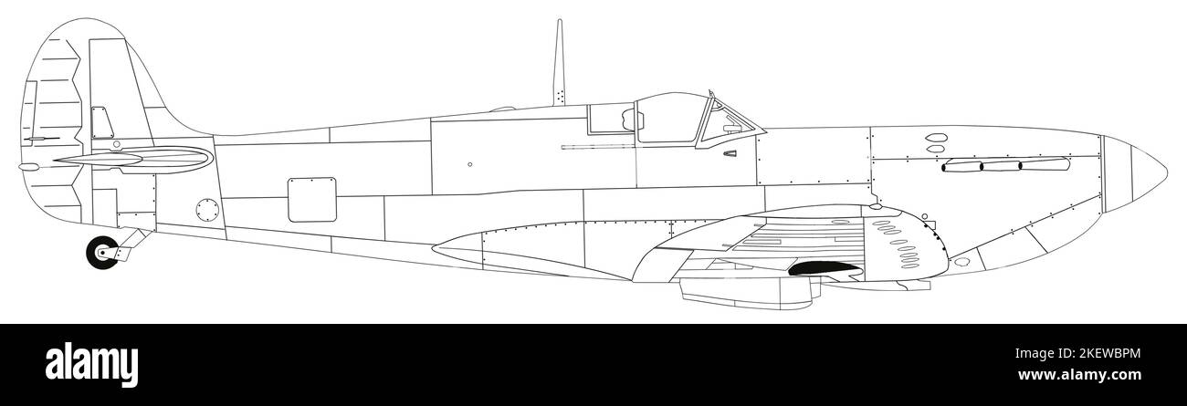 Supermarine Spitfire Mk VA Stock Photo - Alamy