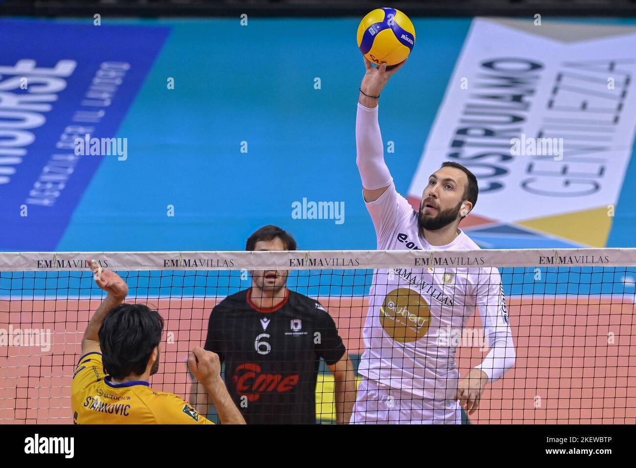 Siena, Italy, PalaEstra, November 13, 2022, Nemanja Petric (Emma Villas ...