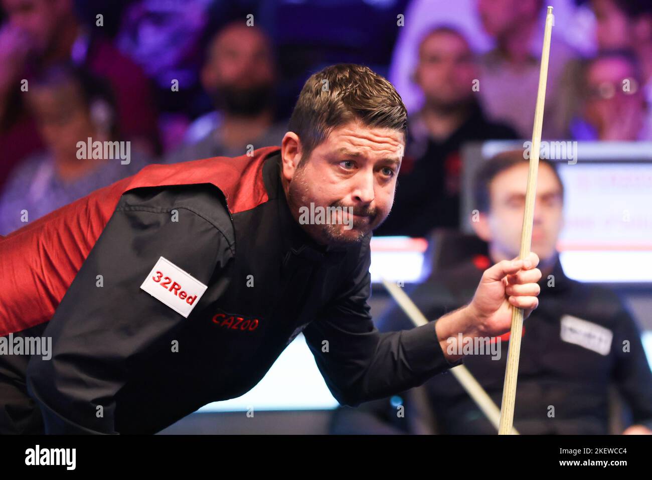Wales’ Matthew Stevens during day three of the Cazoo UK Snooker ...