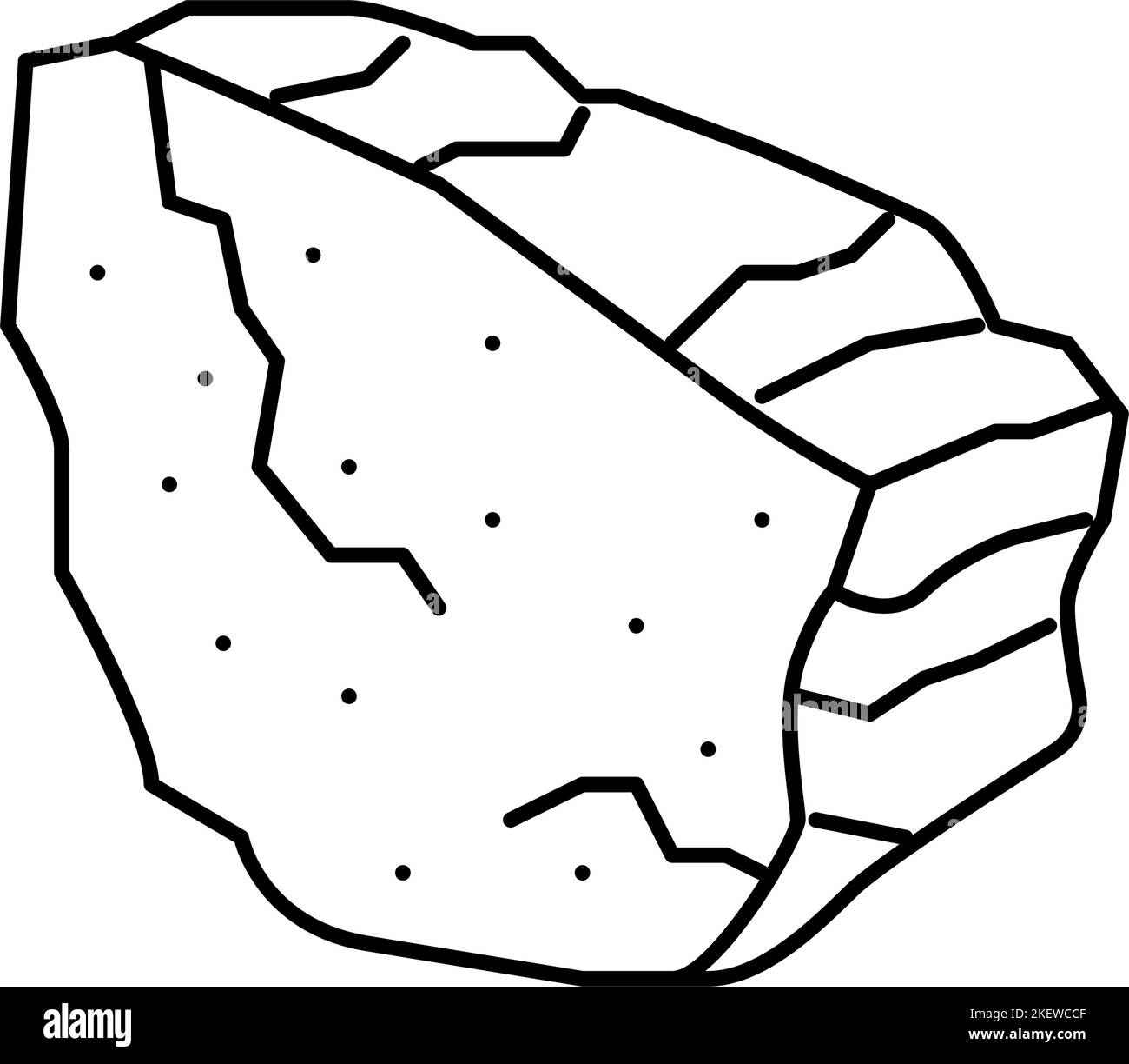 Basalt stone Stock Vector Images - Alamy