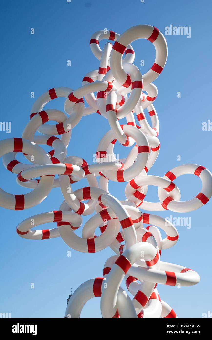 Stockholm: Life Rings sculpture by Elmgreen & Dragset, Royal Djurgården ...