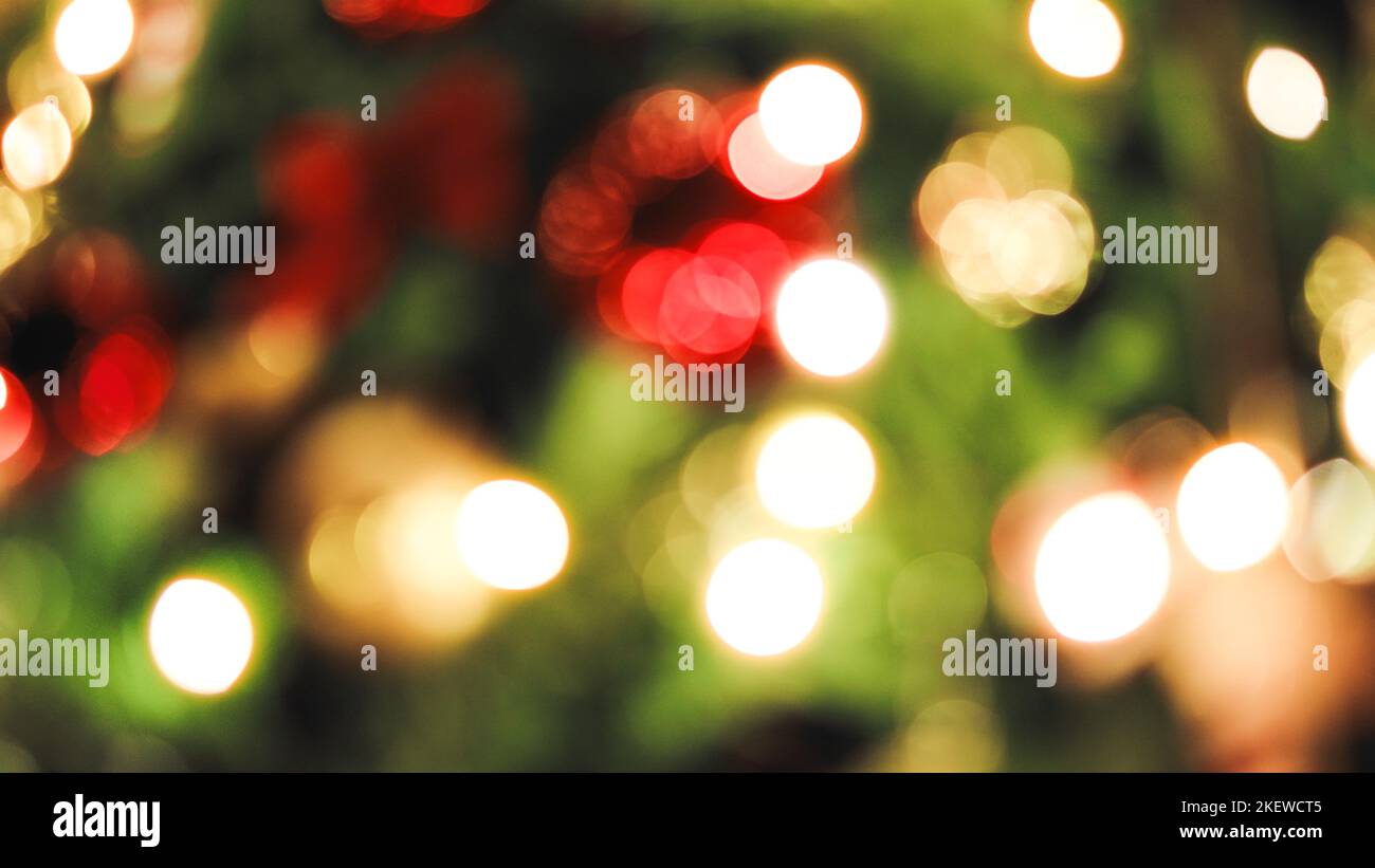 Christmas Light Bokeh. Lens glow flare bokeh overlays Stock Photo - Alamy