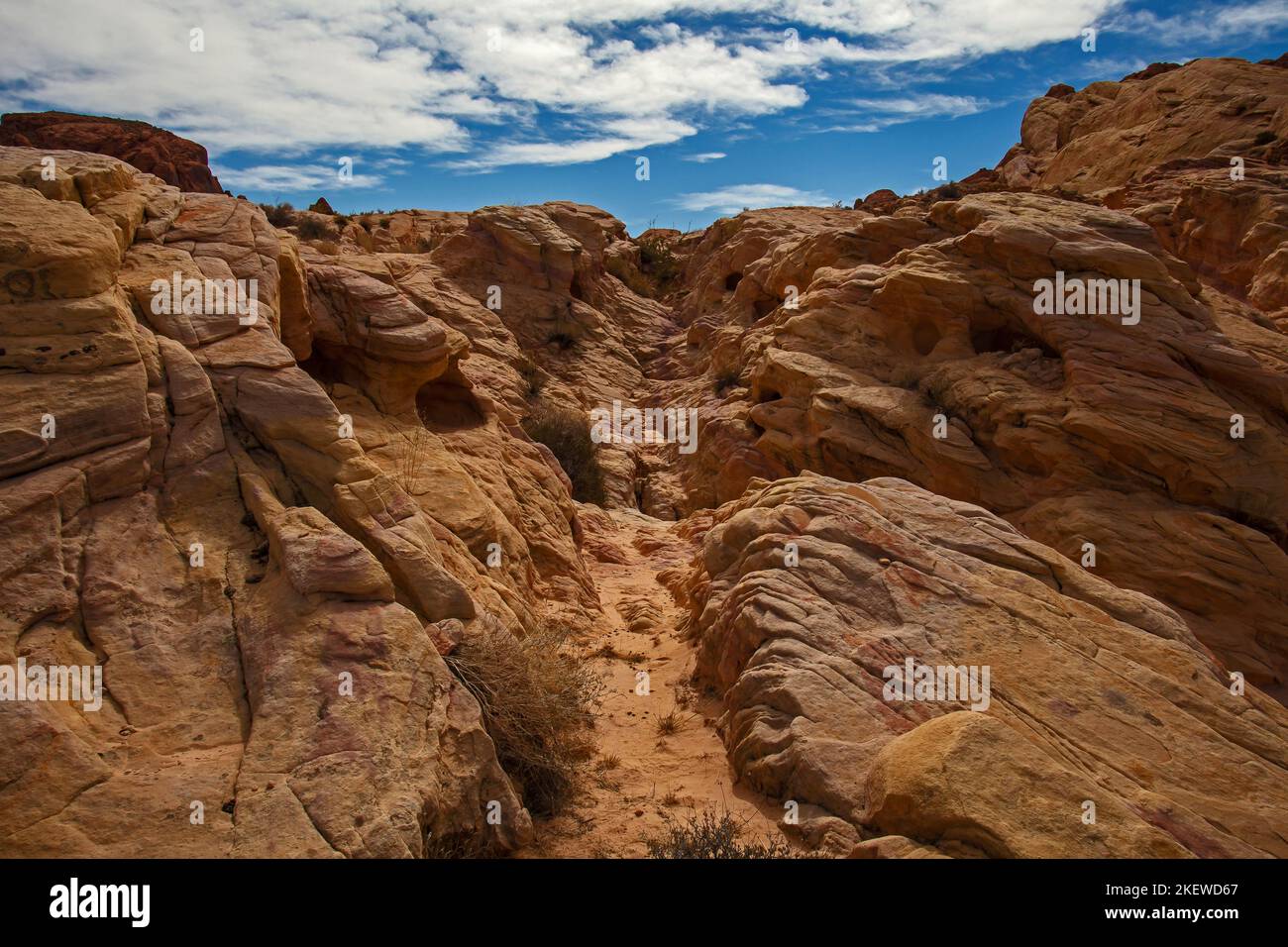 Interesting rock formations in the Valley of Fire State Park. Nevada ...