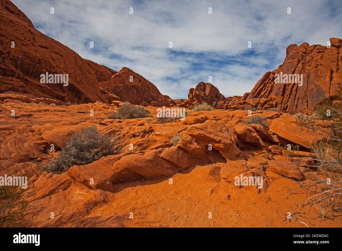 Interesting rock formations in the Valley of Fire State Park. Nevada ...