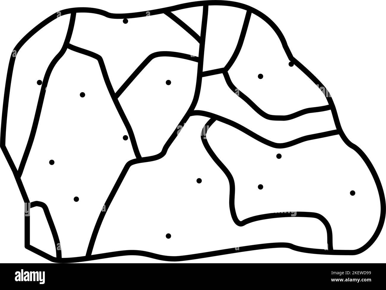 peridot stone rock line icon vector illustration Stock Vector Image ...