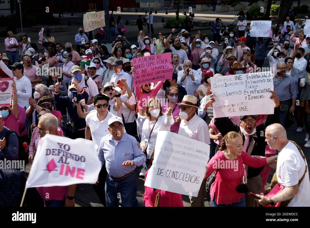 November 13, 2022, Mexico City, Mexico: Thousands of citizens Take part ...