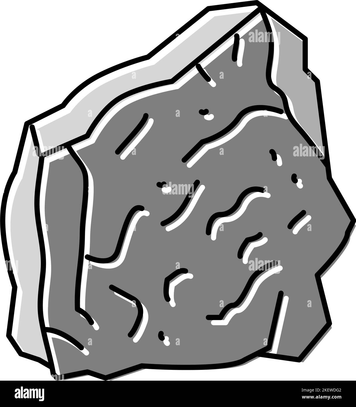 granite stone rock color icon vector illustration Stock Vector Image ...