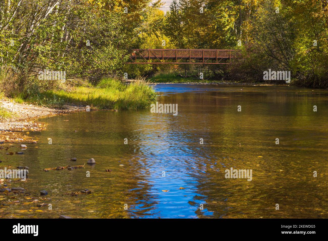 Traveler's Rest State Park, near Missoula, Montana is the only campsite ...