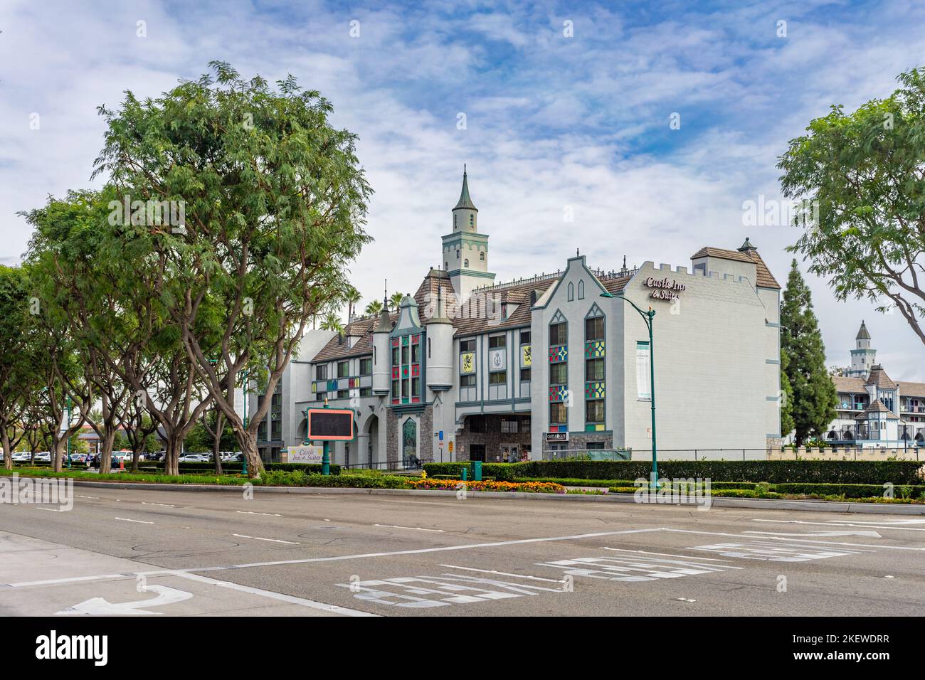 Anaheim, CA, USA – November 1, 2022: Castle Inn and Suites is a ...