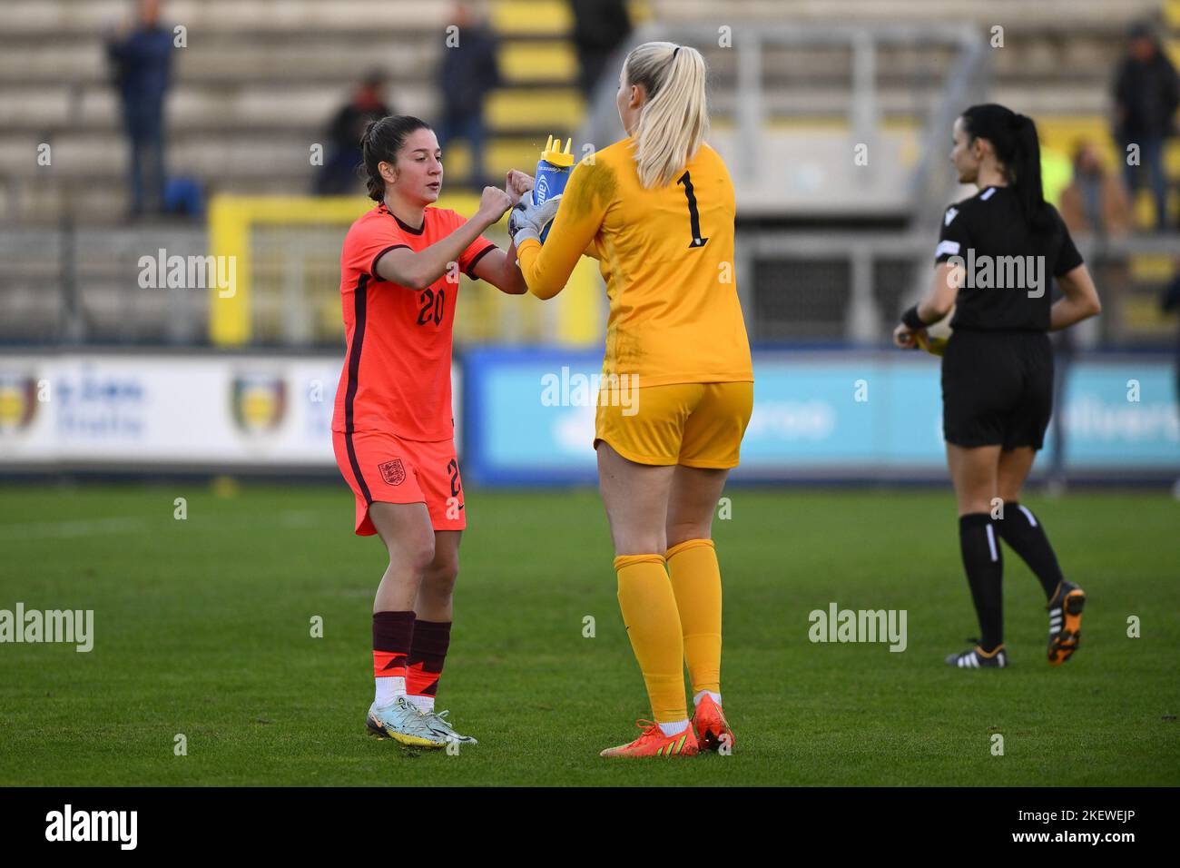 Rome, Italy. 14th Nov, 2022. Ruby Grant of England WU23 and Emily ...