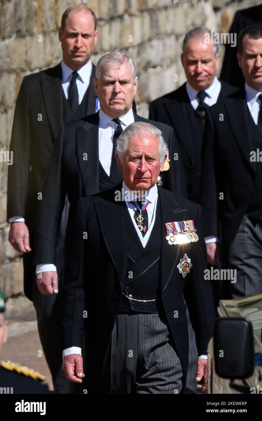 File photo dated 17/4/21 of the then Prince of Wales, (now King Charles ...