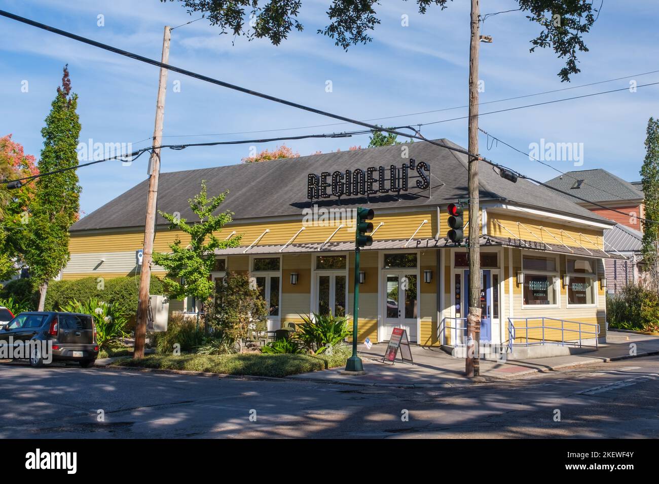 NEW ORLEANS, LA, USA - NOVEMBER 10, 2022: Full front view of Reginelli ...