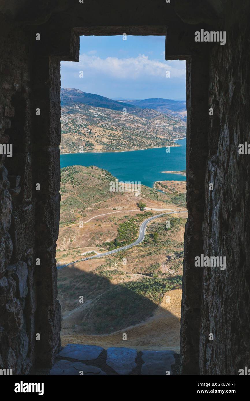 View through window of lake hi-res stock photography and images - Alamy