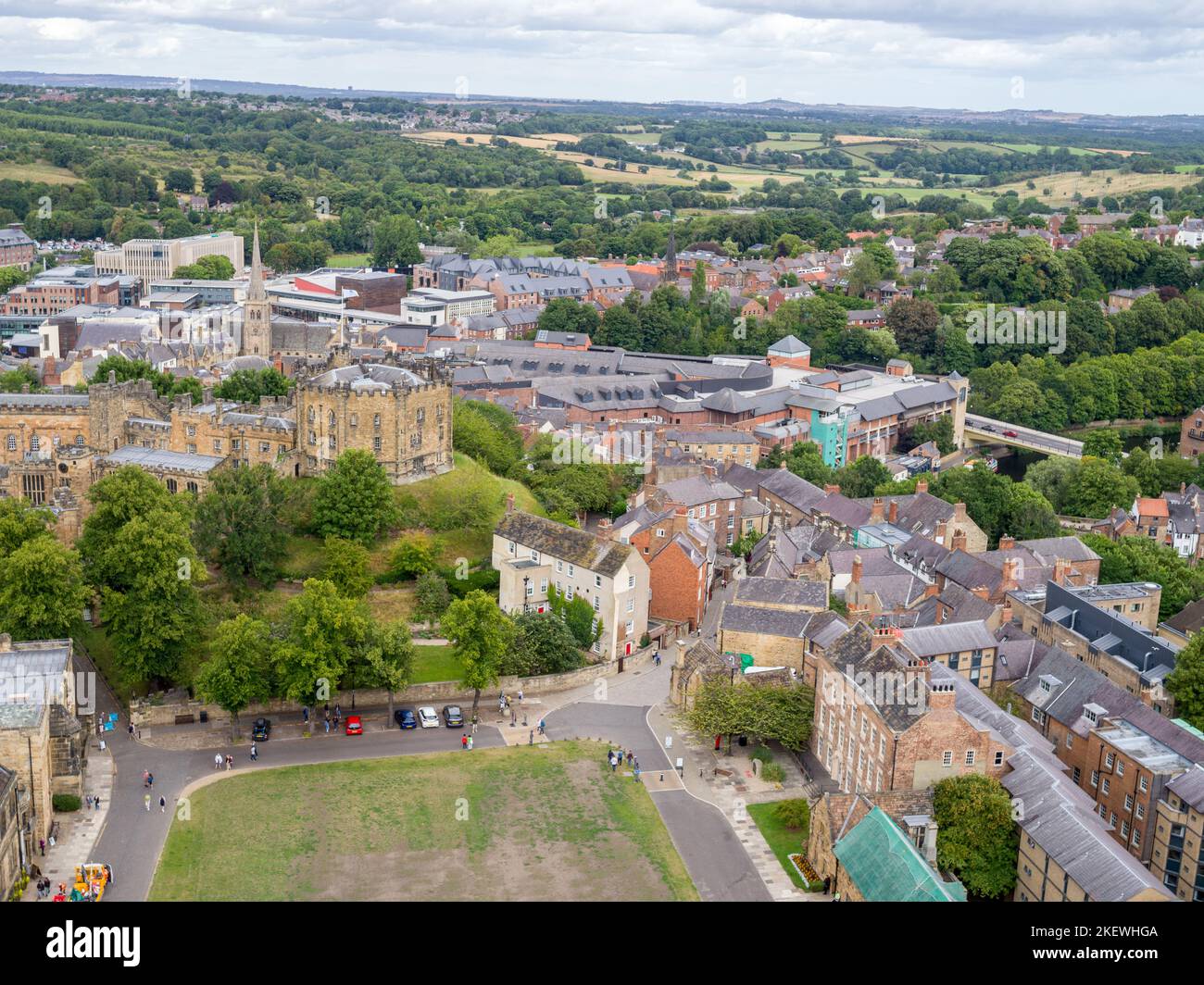 Durham cathedral aerial hi-res stock photography and images - Alamy