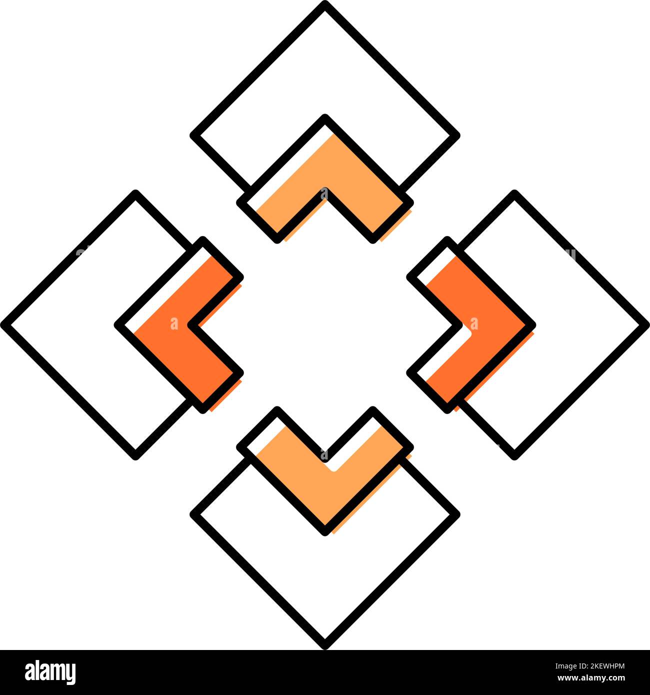 app ui arrow color icon vector illustration Stock Vector Image & Art ...