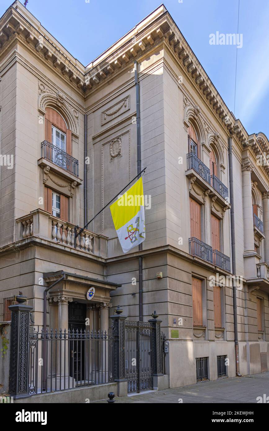 Belgrade, Serbia - October 26, 2022: Apostolic Nunciature Vatican ...