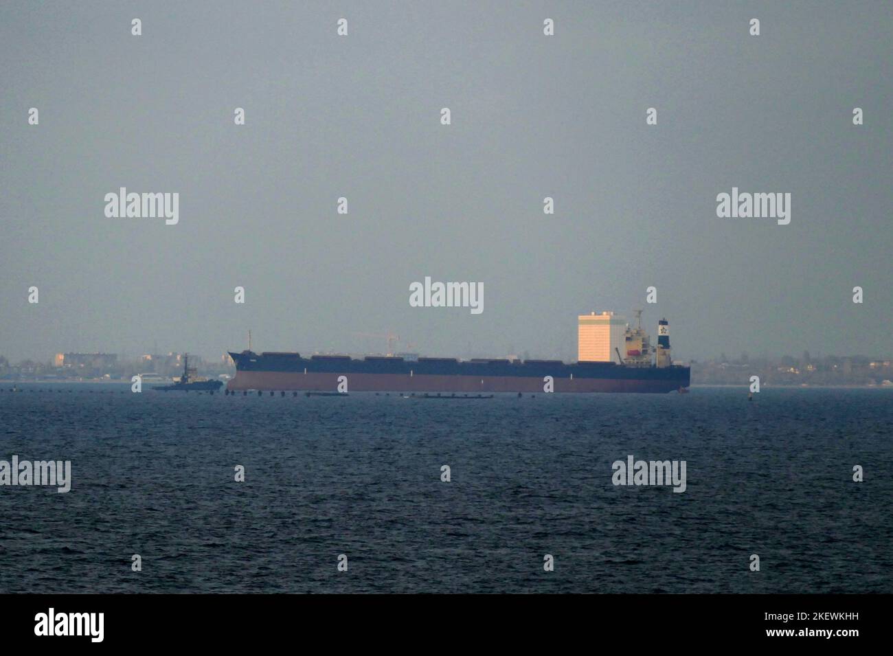 Non Exclusive: ODESA, UKRAINE - NOVEMBER 13, 2022 - Bulk carriers that ...