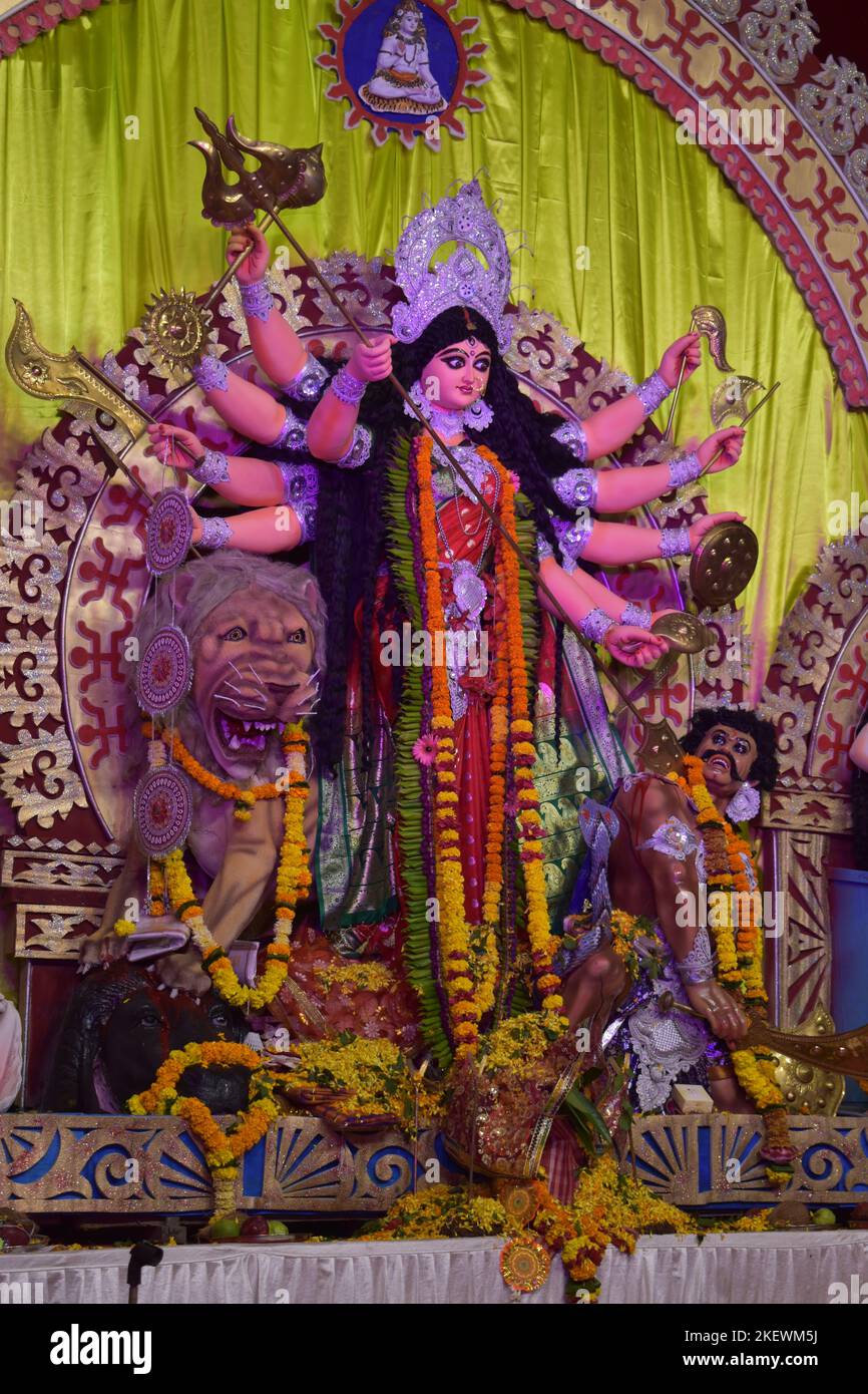 Durga Pujo 2022 Ashtami Stock Photo - Alamy
