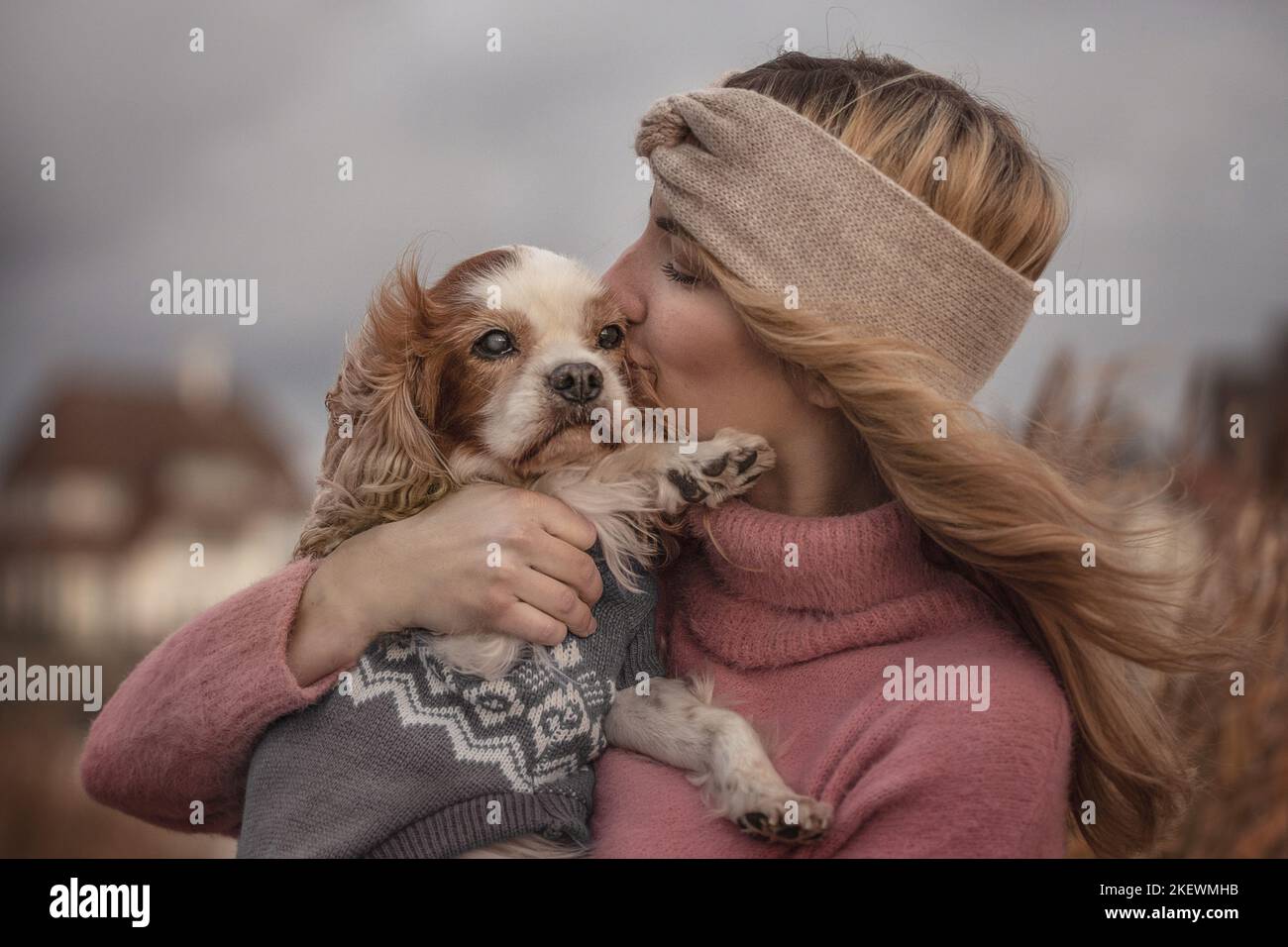 Women with cocker spaniel gundog hi-res stock photography and images ...