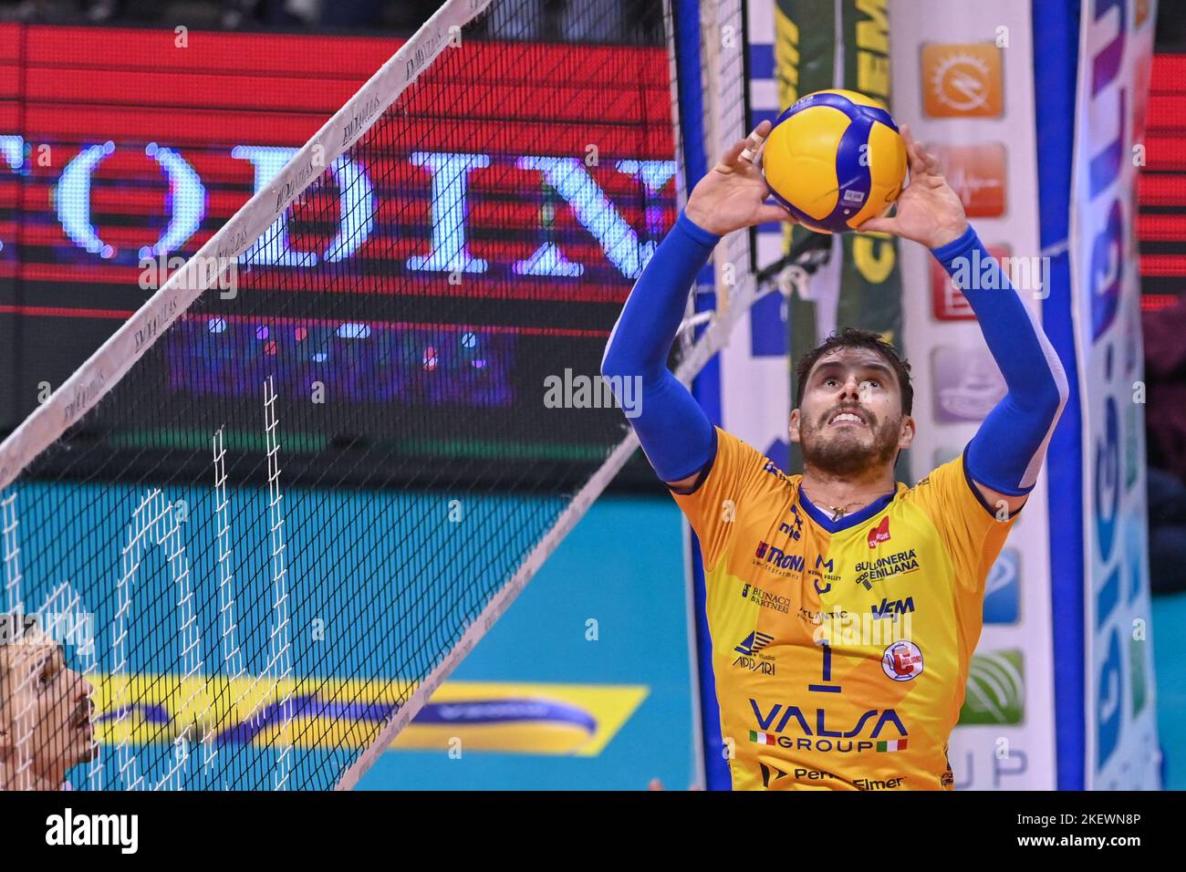 PalaEstra, Siena, Italy, November 13, 2022, Bruno Mossa De Rezende ...