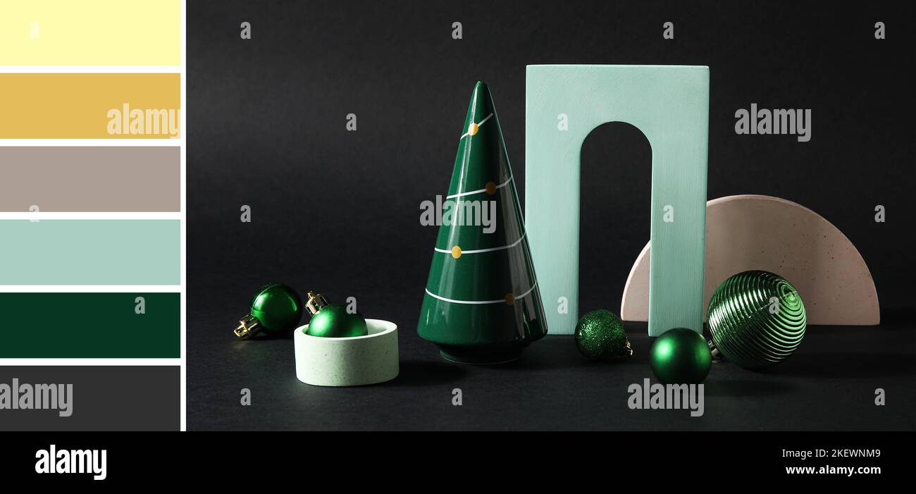 Christmas color combinations hi-res stock photography and images - Alamy