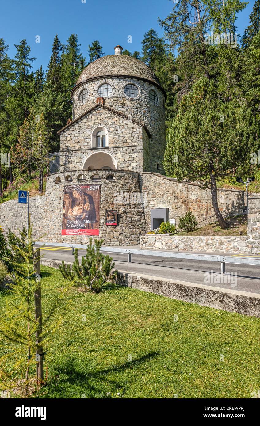 Segantini Museum in St Moritz, Engadine, Grisons, Switzerland Stock ...