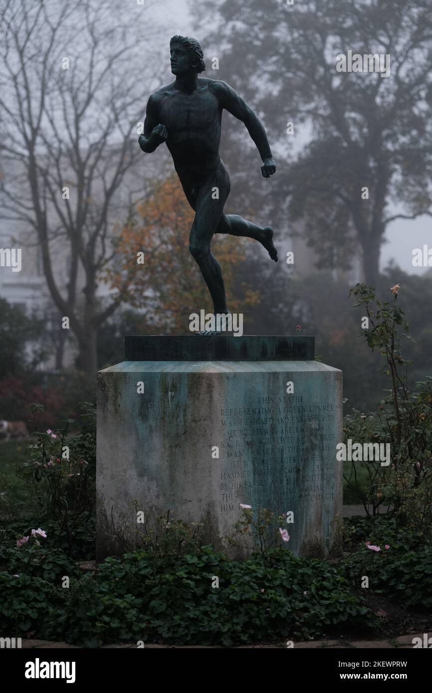 Greek Runner Statue Stock Photo - Alamy