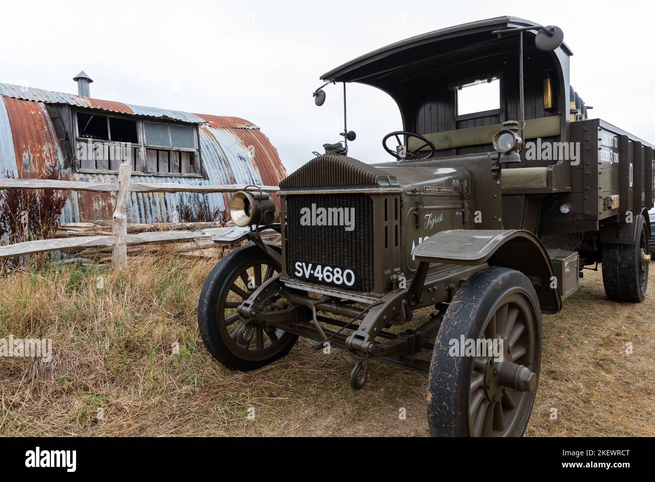 Tarrant Hinton.Dorset.United Kingdom.August 25th 2022.A 1915 Pierce ...