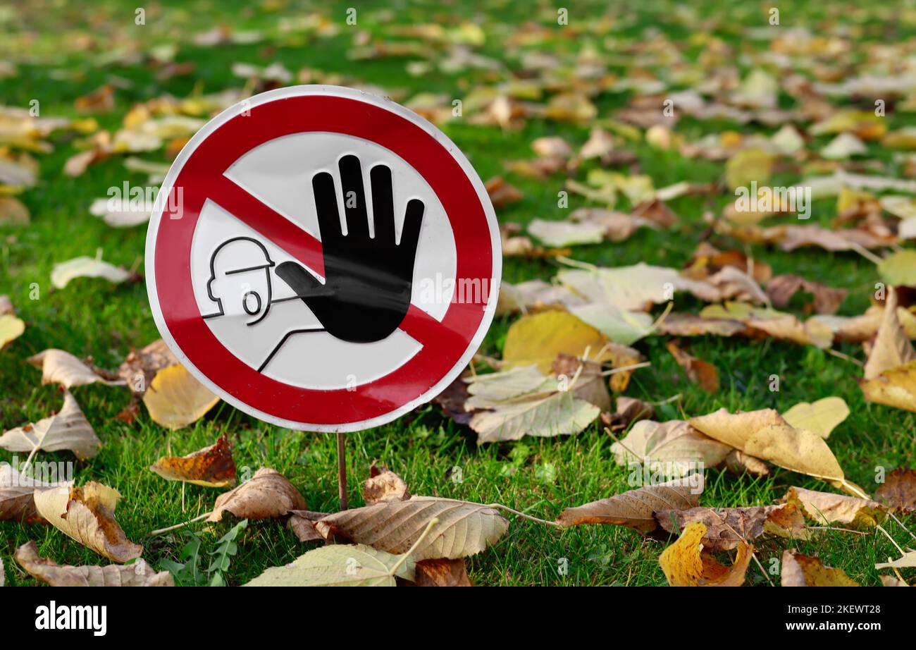 No unauthorised persons hi-res stock photography and images - Alamy