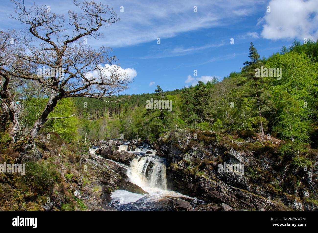 Ullapool and surrounding countryside in West Coast of Scotland ...