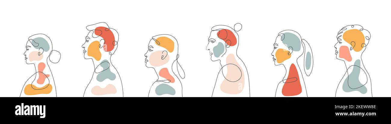 Queue in silhouette Cut Out Stock Images & Pictures - Alamy