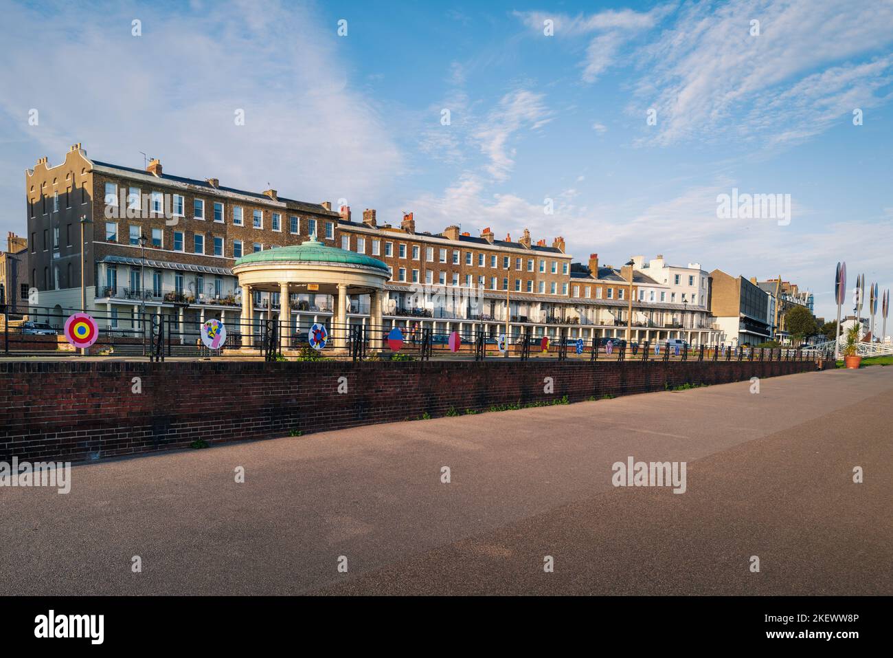 Ramsgate, UK - Nov 13 2022. The impressive architecture of Wellington ...