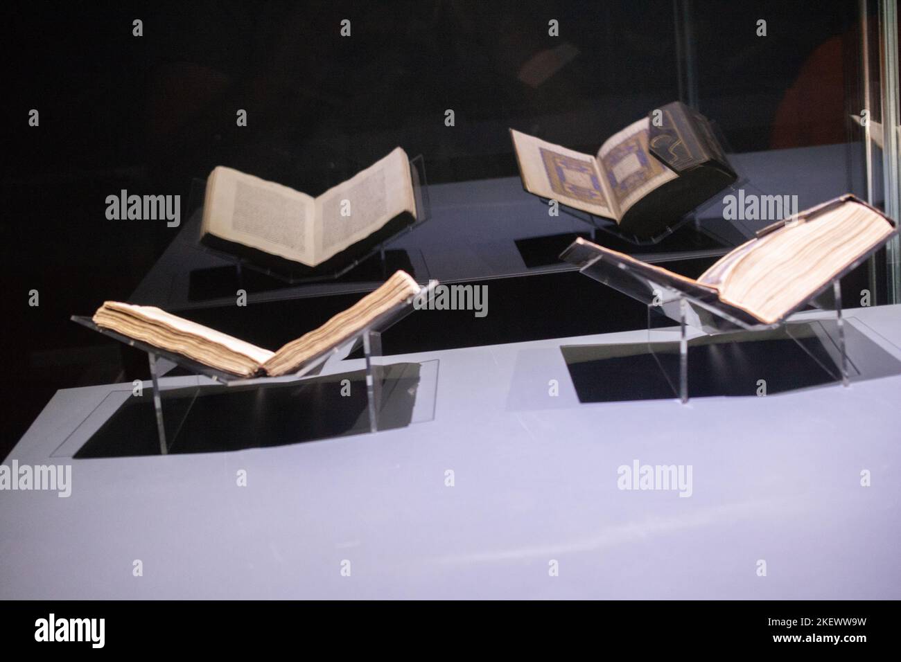 ancient Holy Quran, Islamic religious book Stock Photo - Alamy
