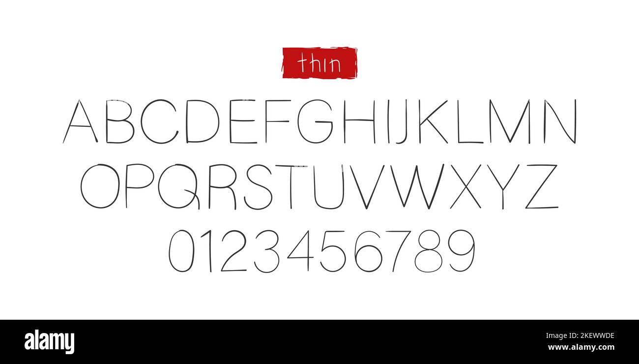 Fashion modern alphabet. Hand drawn typeface. Trendy font. Symbols and ...