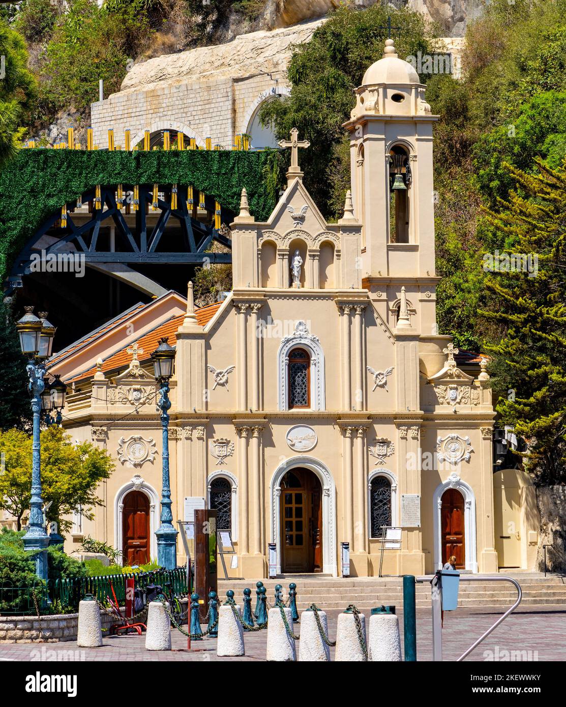Monaco, France - August 2, 2022: Saint Devota Chapel - Chapelle Sainte ...